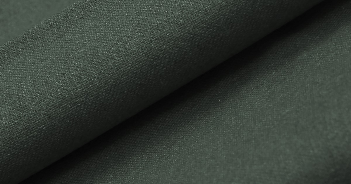 Recycled Wipeable Fabric Hedvig, Olive Green - Wasa Ecotextil AB